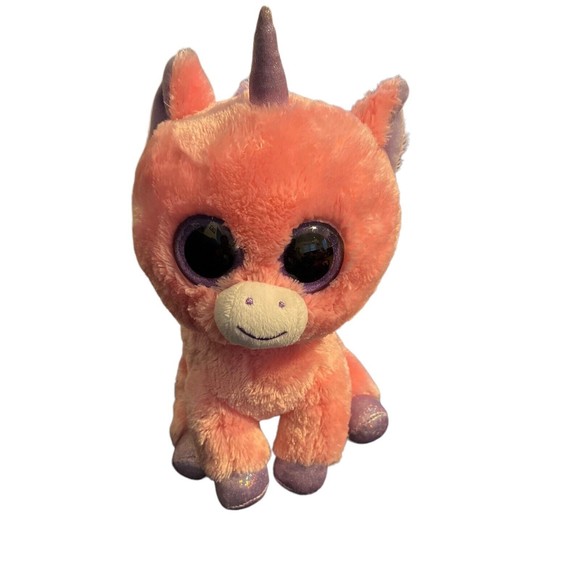 Ty | Toys | Ty Beanie Boos Magic The Pink Unicorn 24 Plush No Hang Tag ...